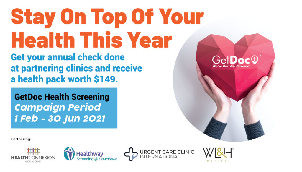 Book your MYHEALTH Screening, Receive Health Pack worth $149!